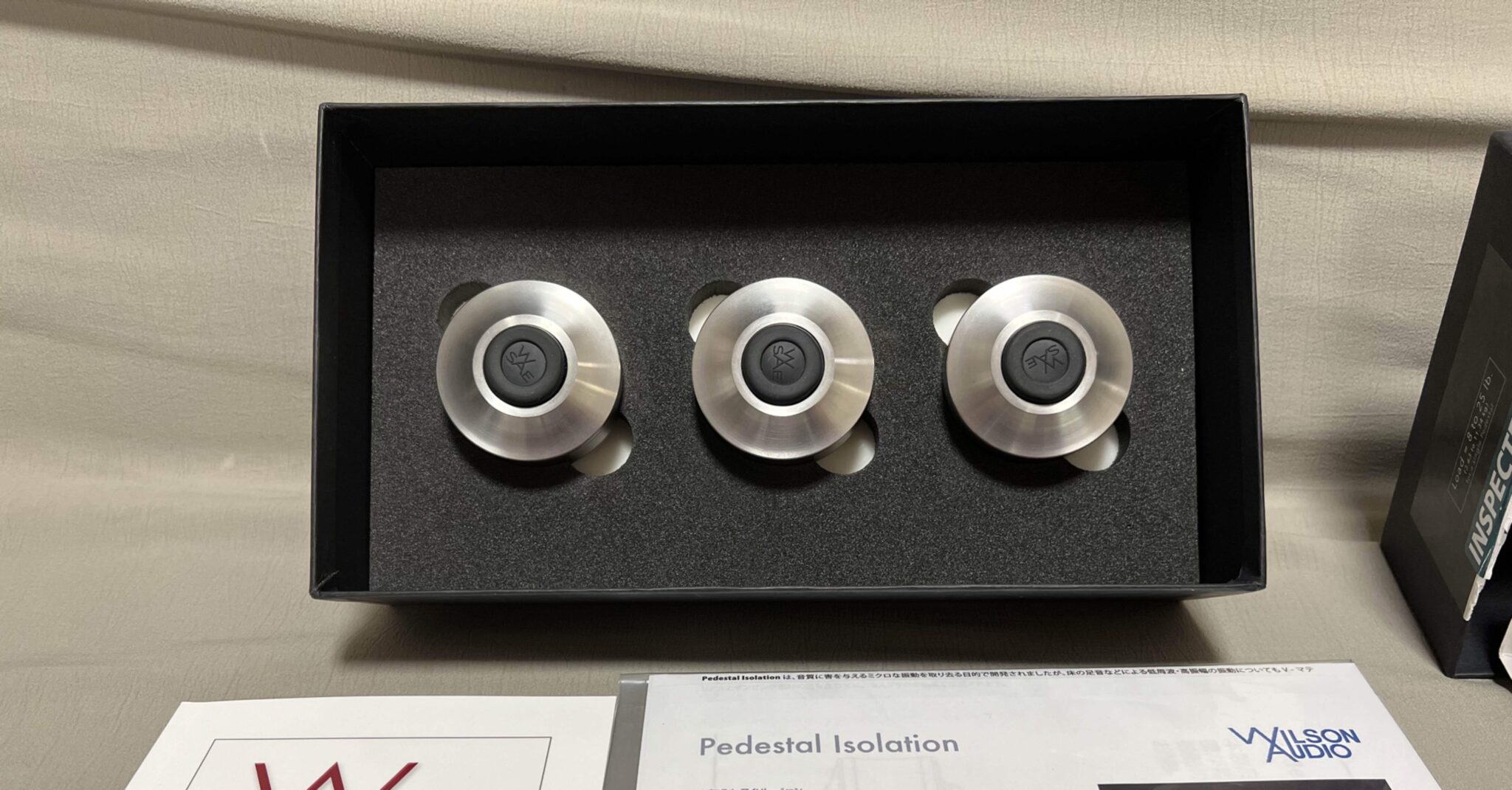 Wilson Audio pedestal isolation 所有レビュー | Thinking Audio